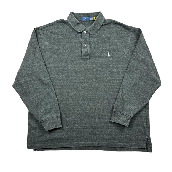 Polo Ralph Lauren | Shirts | Polo Ralph Lauren Shirt Mens 2xb Gray Long ...